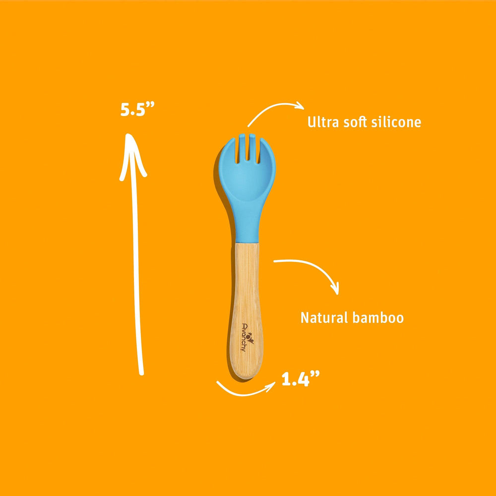 Avanchy | Bamboo Baby Forks: Eco-Friendly Feeding with Silicone Tips ...