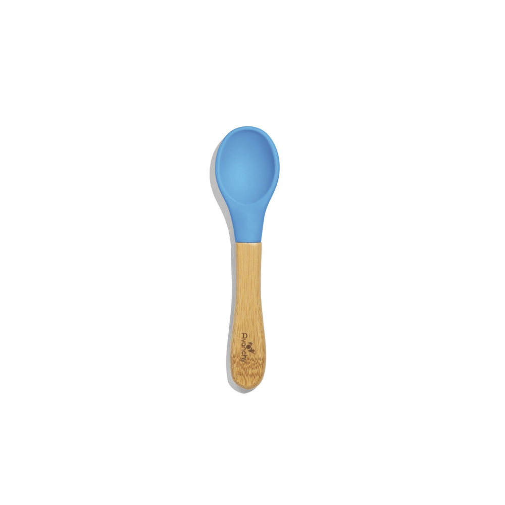 Avanchy | Bamboo Baby Spoons - BLW Infant Self Feeding Single Spoon