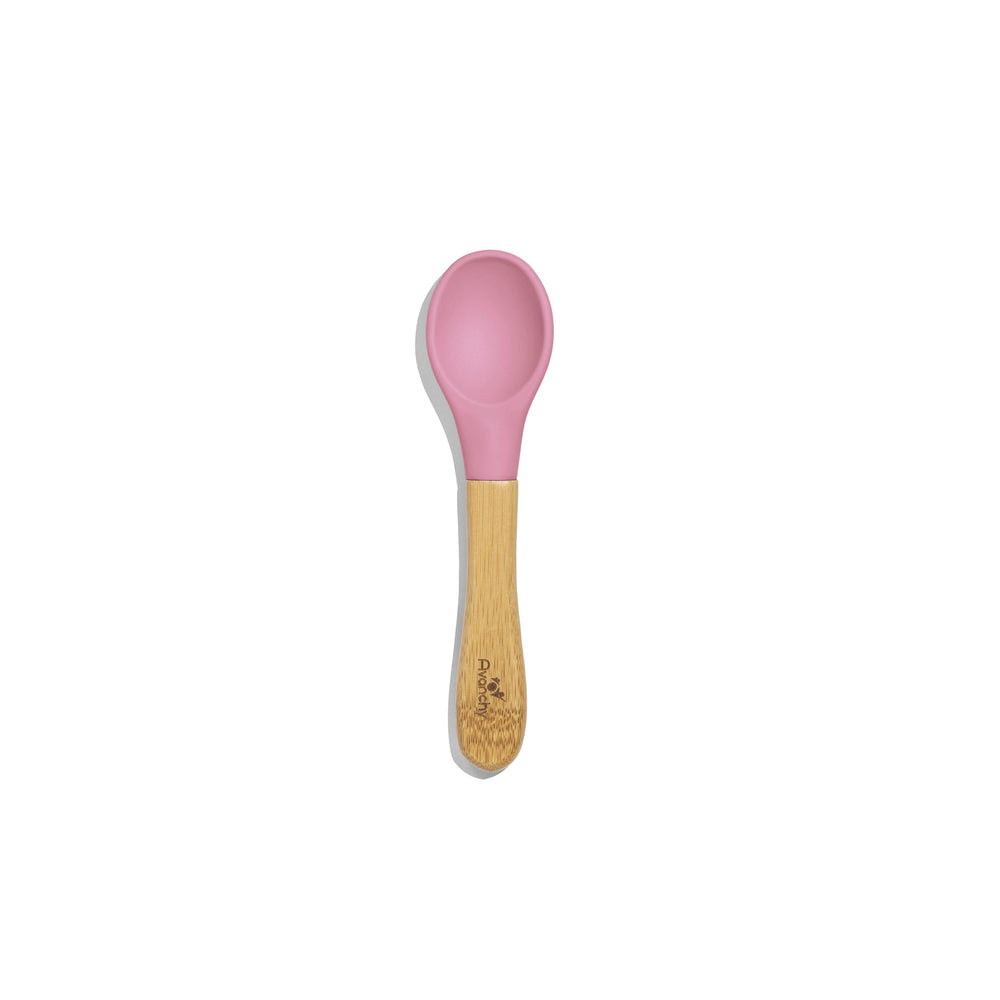 Avanchy | Bamboo Baby Spoons - BLW Infant Self Feeding Single Spoon