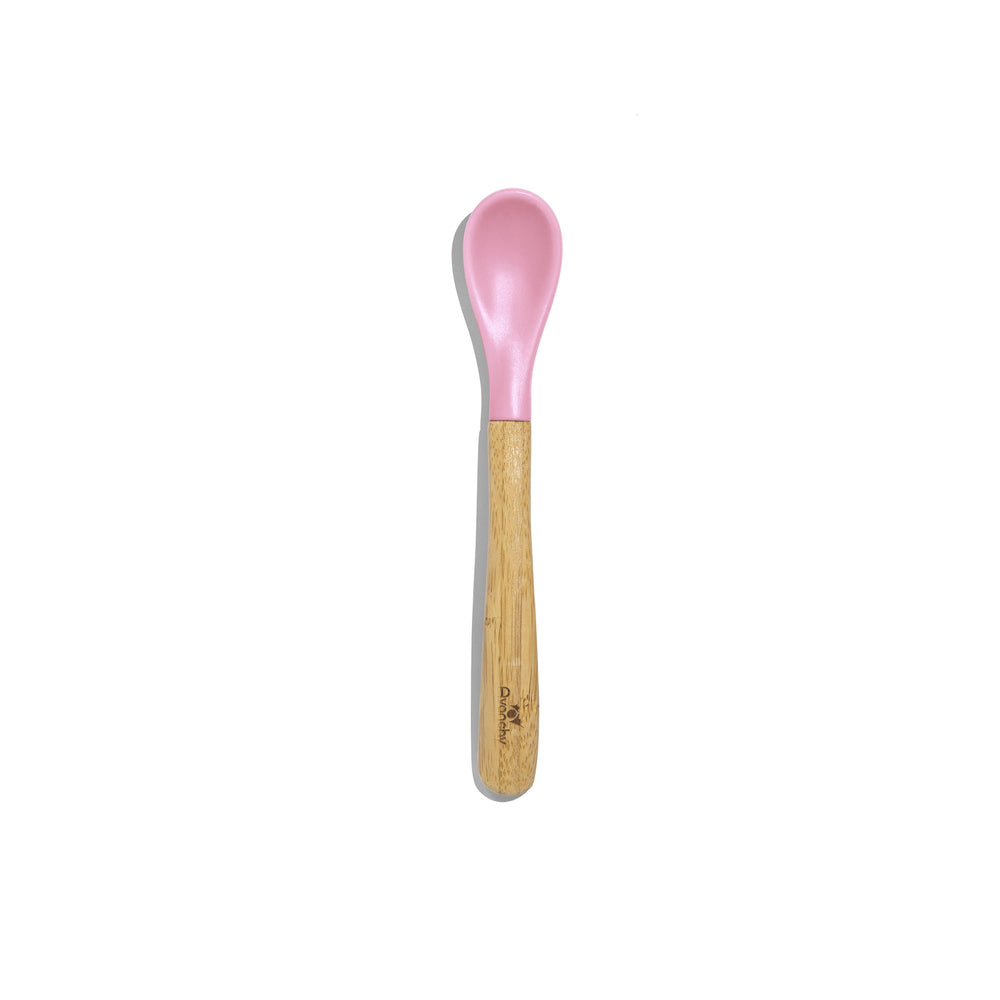 Avanchy | Bamboo Infant Single Spoon - BLW Baby Self Feeding Spoons