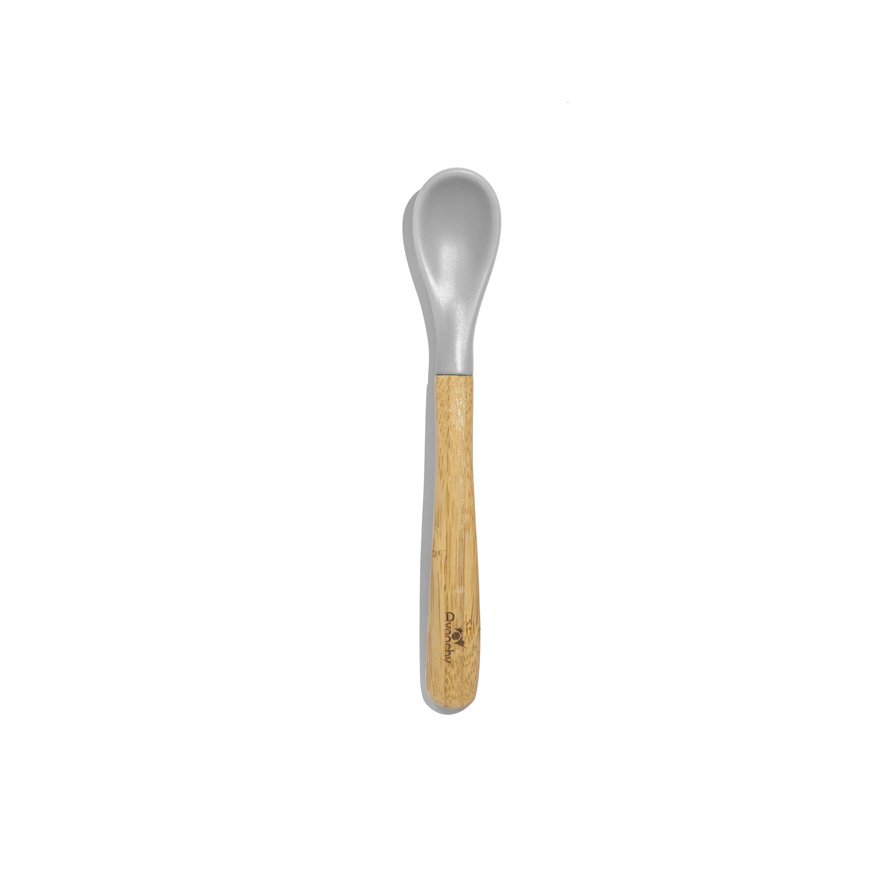 Avanchy | Bamboo Infant Single Spoon - BLW Baby Self Feeding Spoons