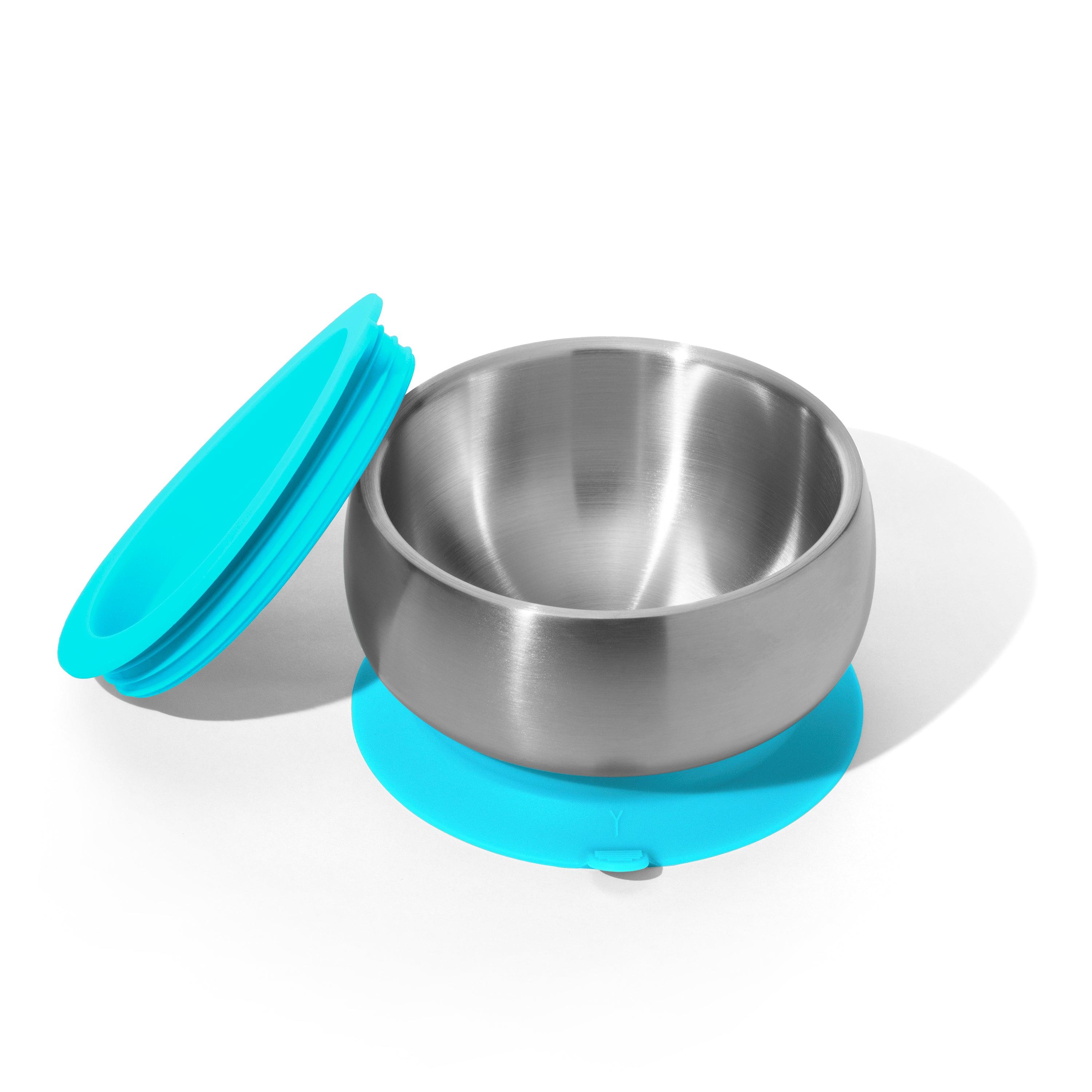 Avanchy | Stainless Steel Baby Bowls - BLW Suction Infant Feeding Bowl