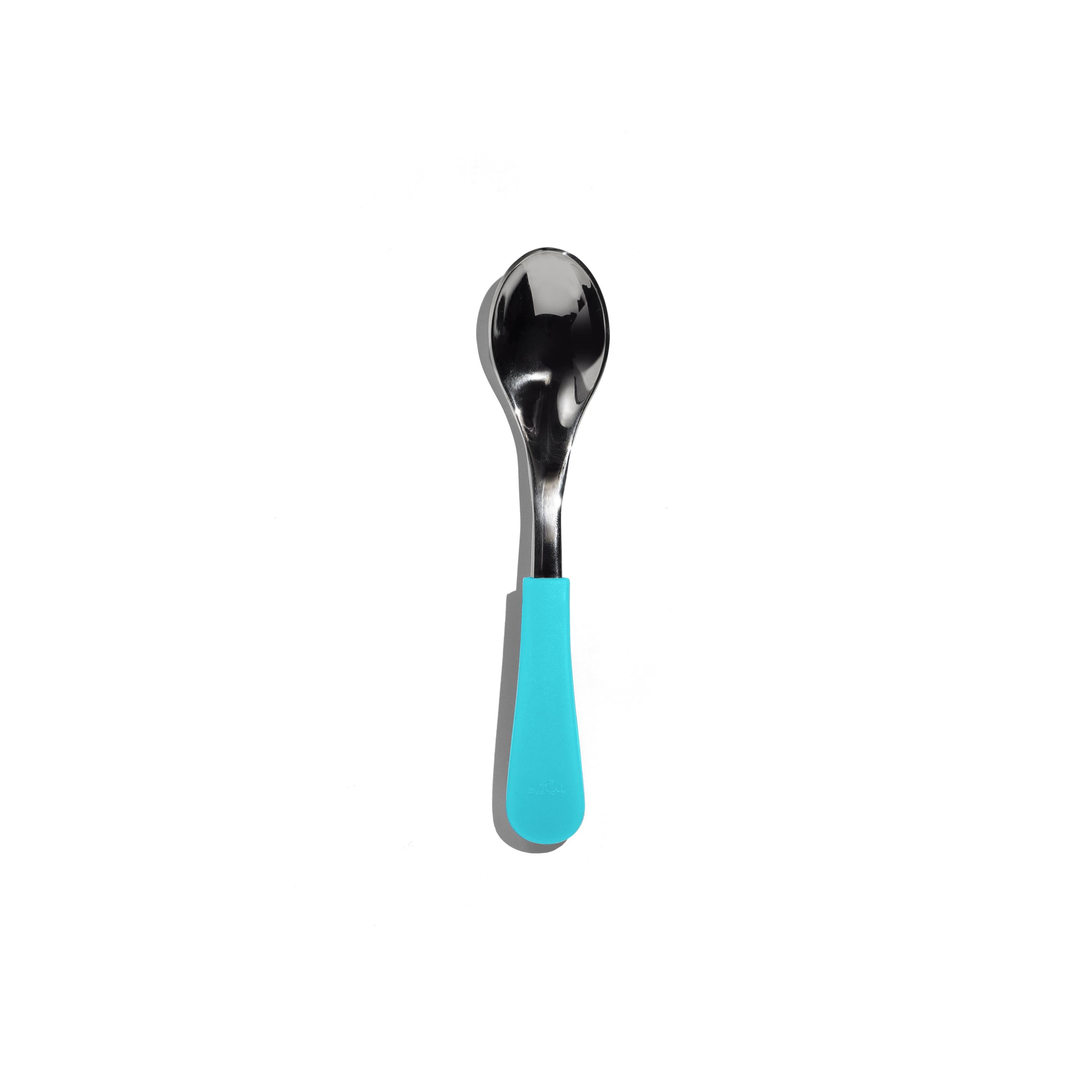 Avanchy | Stainless Steel Single Baby Spoon - BLW Self Feeding Spoons