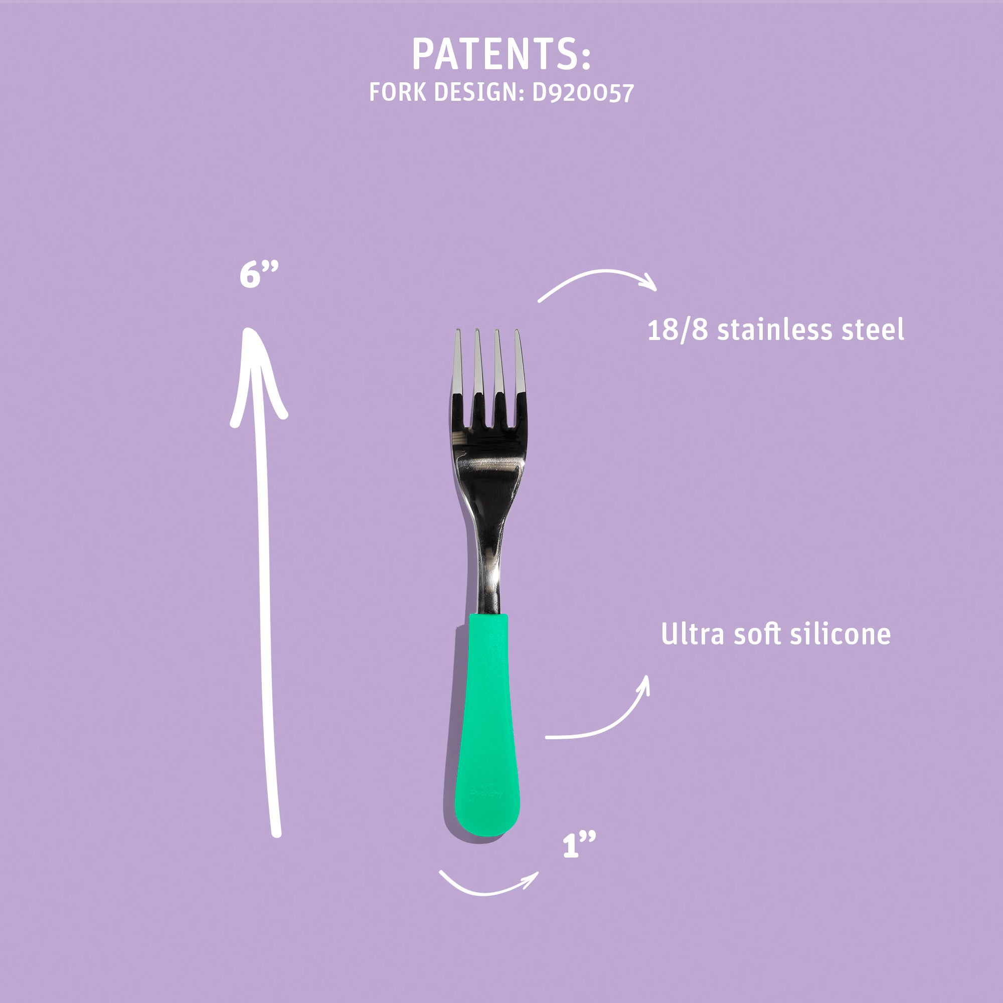 Avanchy | Stainless Steel Training Forks - Baby Led Weaning Fork - BLW