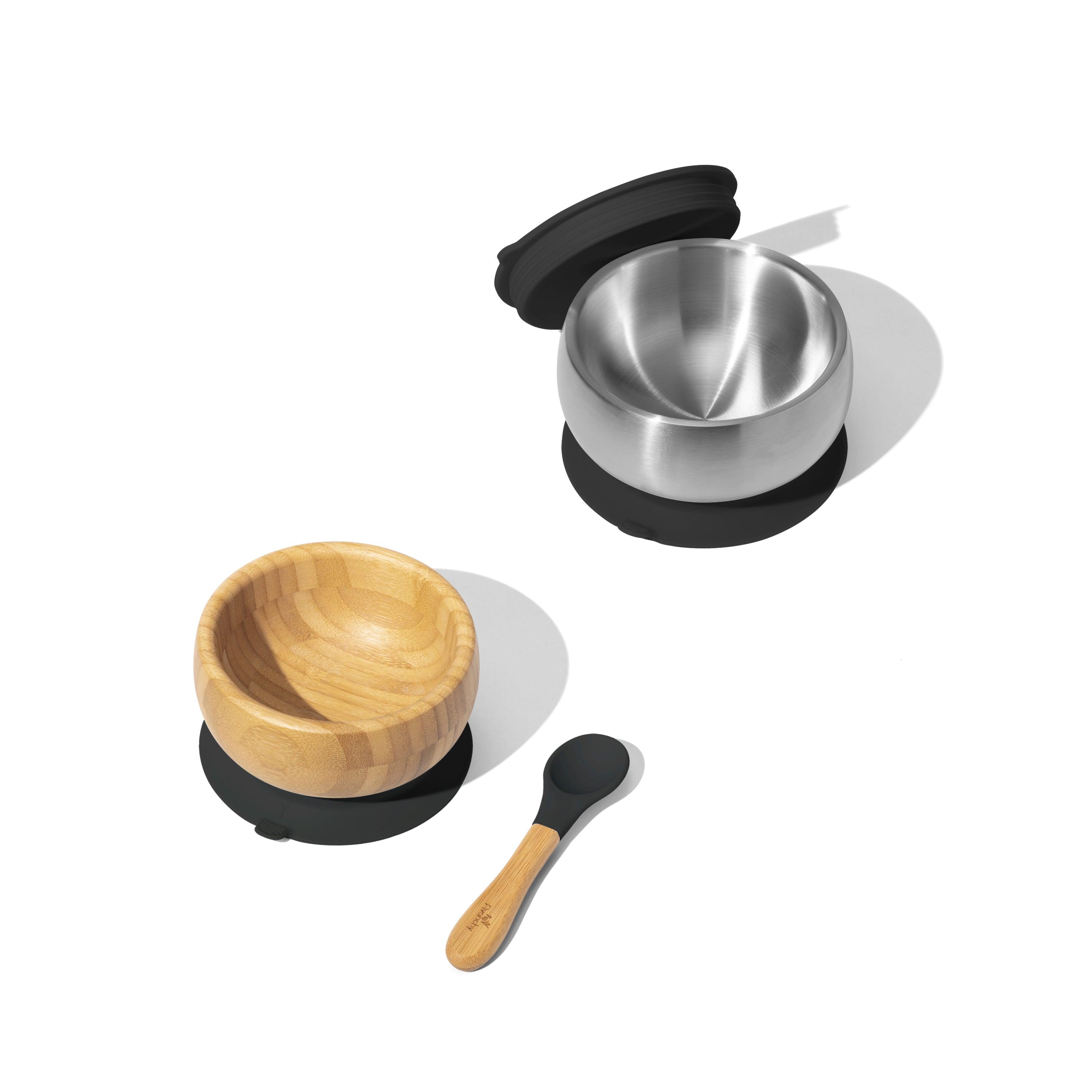 Bamboo & Stainless-Steel Baby Feeding Sets | Avanchy Bamboo & Stainless-Steel Baby Feeding Sets | Avanchy